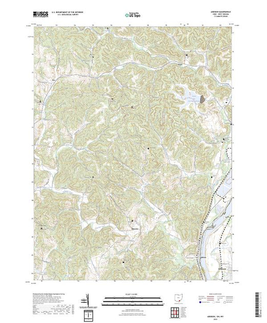 Ohio USGS Topographic Maps – American Map Store