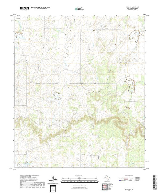 Us Topo 7 5 Minute Map For Doole Sw Tx American Map Store