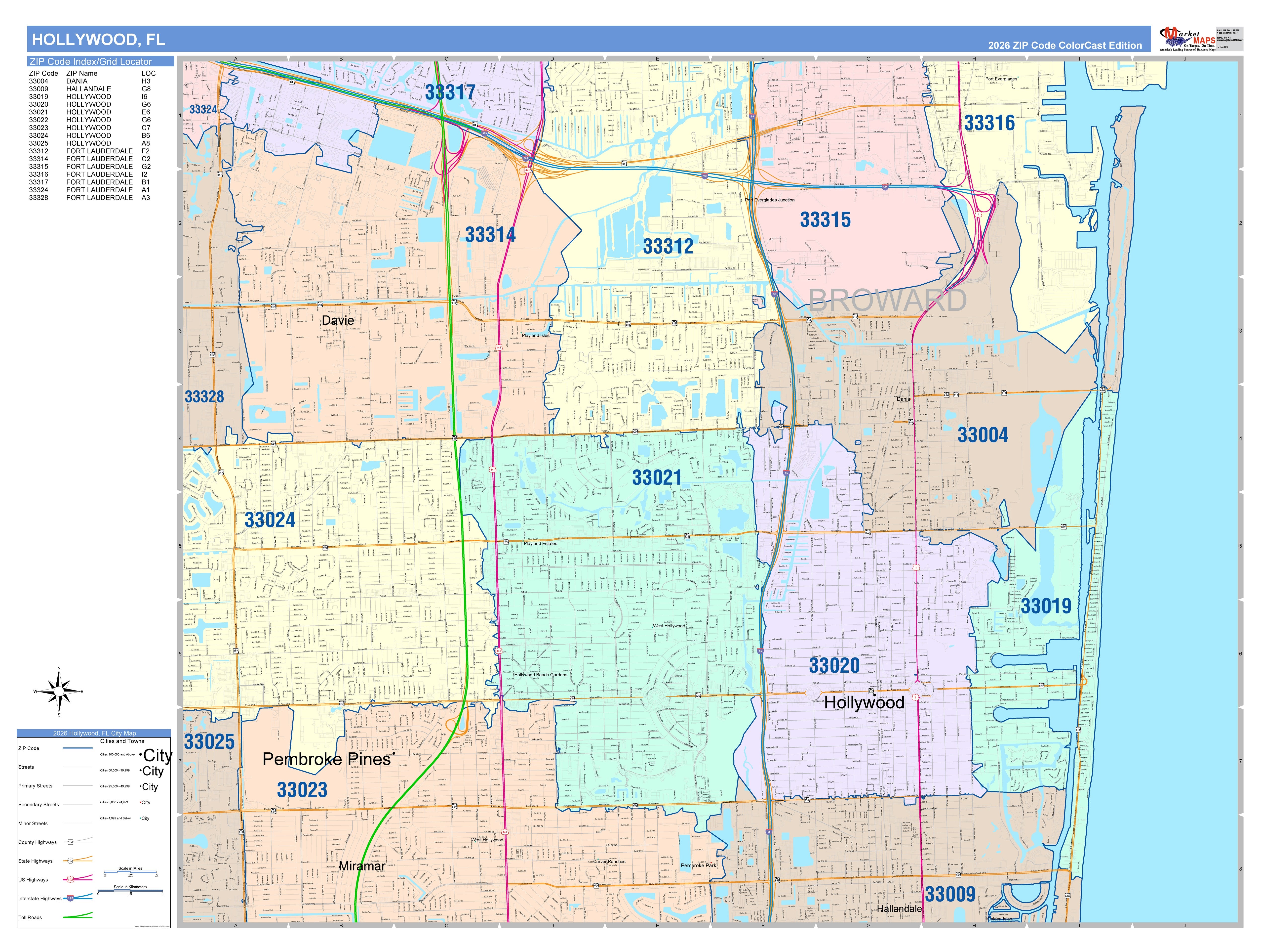 Zip Code Hollywood Fl