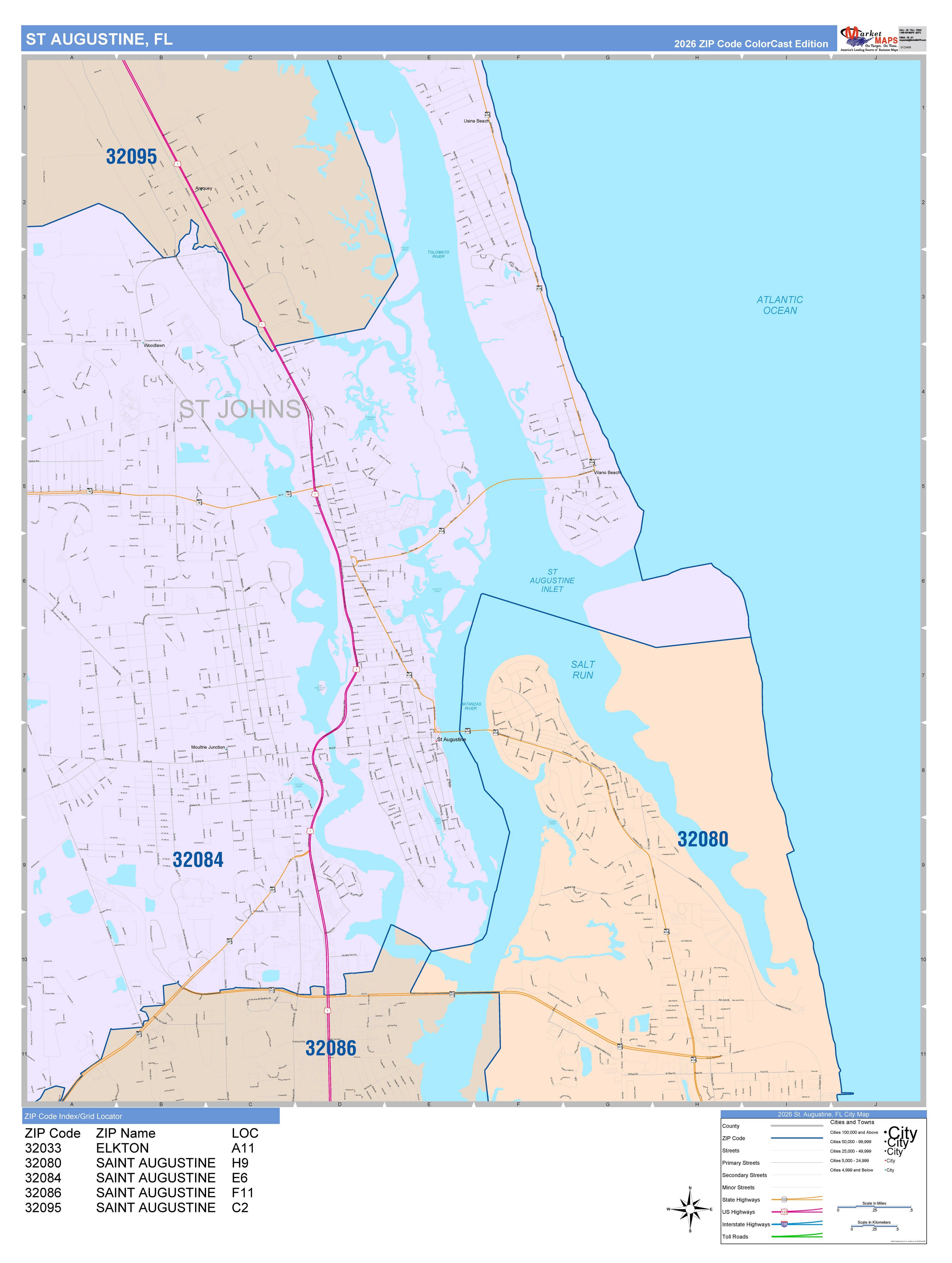 Zip Code In St Augustine Florida