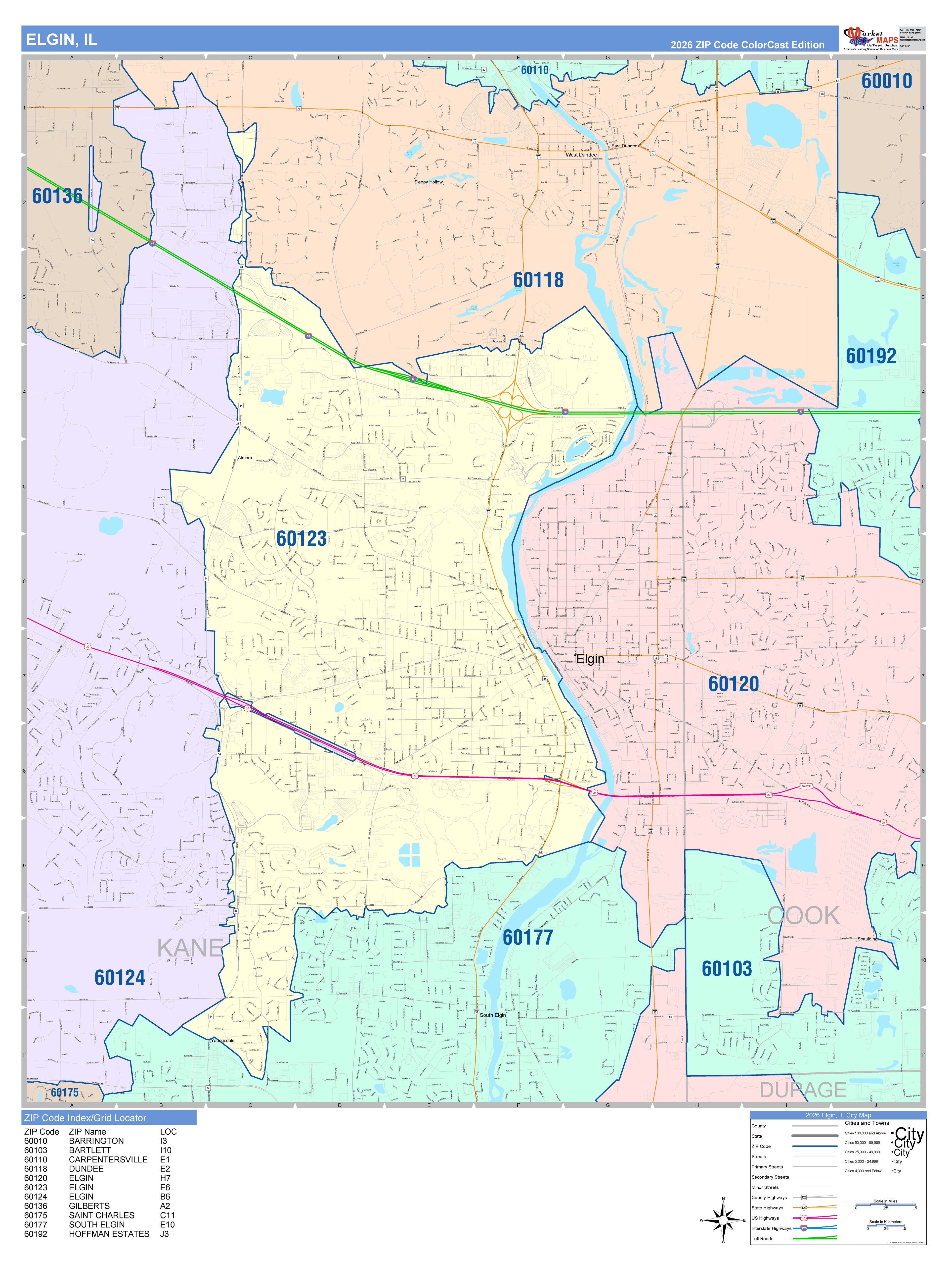 Elgin Zip Code Ilnull