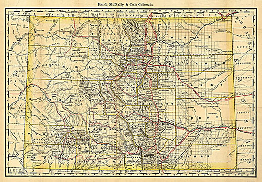 Colorado: Historical Maps – American Map Store