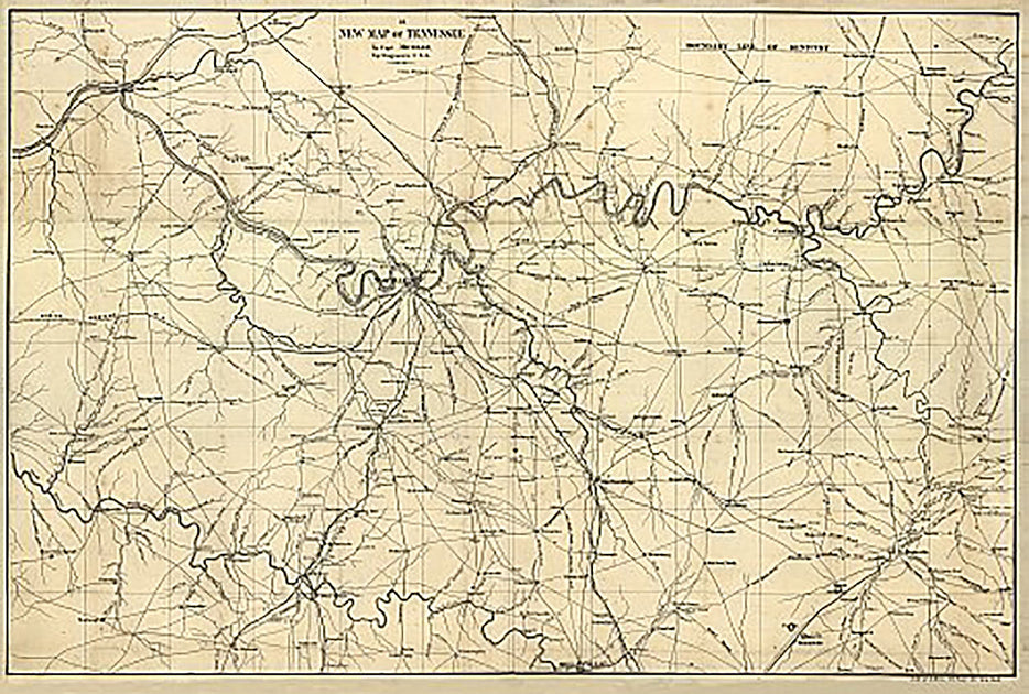 Tennessee Historical Maps – Tagged "Civil War"– Page 2 – American Map Store