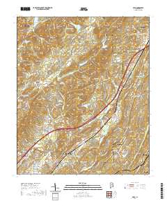 USGS US Topo 7.5-minute map for Argo AL 2020 – American Map Store
