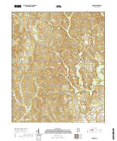 USGS US Topo 7.5-minute map for Bankston AL 2020 – American Map Store