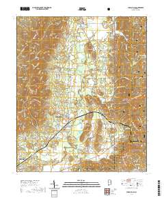 USGS US Topo 7.5-minute map for Choccolocco AL 2021 – American Map Store