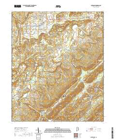USGS US Topo 7.5-minute map for Cleveland AL 2020 – American Map Store
