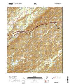 USGS US Topo 7.5-minute map for Cooks Springs AL 2020 – American Map Store