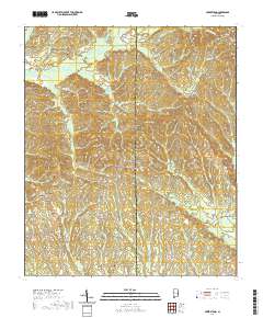 USGS US Topo 7.5-minute map for Creek Stand AL 2020 – American Map Store