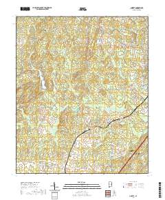 USGS US Topo 7.5-minute map for Cusseta AL 2020 – American Map Store