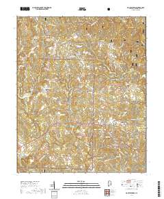 USGS US Topo 7.5-minute map for Double Springs AL 2021 – American Map Store