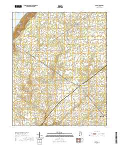 USGS US Topo 7.5-minute map for Dutton AL 2020 – American Map Store
