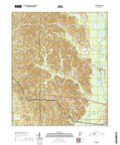 USGS US Topo 7.5-minute map for Elrod AL 2020 – American Map Store