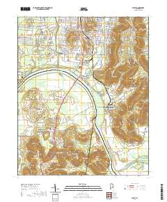 USGS US Topo 7.5-minute map for Farley AL 2020 – American Map Store