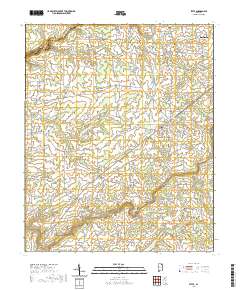 USGS US Topo 7.5-minute map for Fyffe AL 2020 – American Map Store