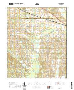 USGS US Topo 7.5-minute map for Gallion AL 2020 – American Map Store