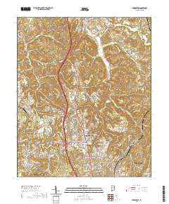 USGS US Topo 7.5-minute map for Gardendale AL 2020 – American Map Store