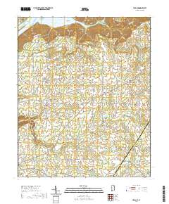 USGS US Topo 7.5-minute map for Henagar AL 2020 – American Map Store