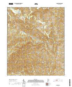 USGS US Topo 7.5-minute map for Hightower AL 2020 – American Map Store