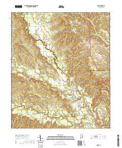 USGS US Topo 7.5-minute map for Howe AL 2020 – American Map Store
