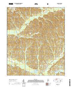 USGS US Topo 7.5-minute map for Ingram AL 2021 – American Map Store