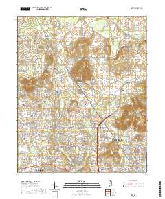 USGS US Topo 7.5-minute map for Jeff AL 2020 – American Map Store