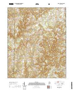 USGS US Topo 7.5-minute map for Jones Chapel AL 2021 – American Map Store