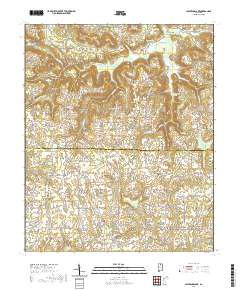 USGS US Topo 7.5-minute map for Lawrence Cove AL 2020 – American Map Store
