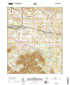 USGS US Topo 7.5-minute map for Leighton AL 2020 – American Map Store