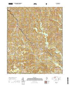 USGS US Topo 7.5-minute map for Lynn AL 2021 – American Map Store