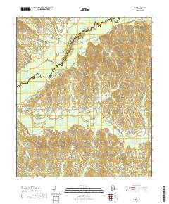 USGS US Topo 7.5-minute map for Mantua AL 2020 – American Map Store