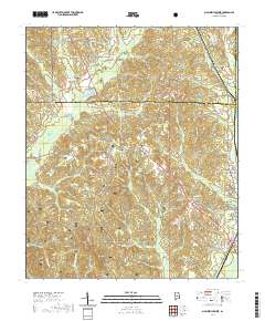 USGS US Topo 7.5-minute map for Maplesville West AL 2021 – American Map ...