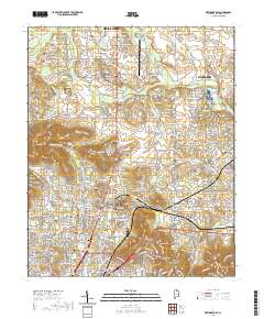 USGS US Topo 7.5-minute map for Meridianville AL 2020 – American Map Store