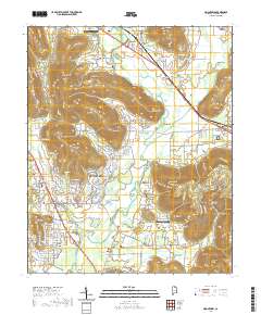 USGS US Topo 7.5-minute map for Moontown AL 2020 – American Map Store