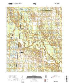 USGS US Topo 7.5-minute map for Panola ALMS 2020 – American Map Store