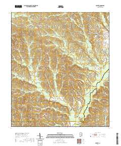 USGS US Topo 7.5-minute map for Perote AL 2020 – American Map Store