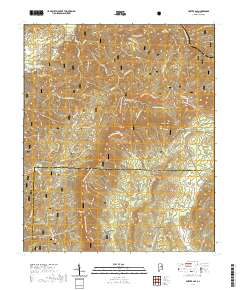 USGS US Topo 7.5-minute map for Porter Gap AL 2021 – American Map Store