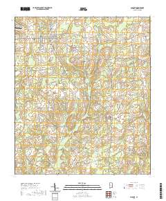 USGS US Topo 7.5-minute map for Slocomb AL 2020 – American Map Store