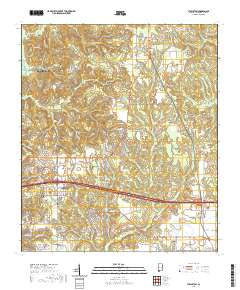 USGS US Topo 7.5-minute map for Stapleton AL 2020 – American Map Store