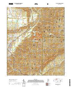 USGS US Topo 7.5-minute map for Sylacauga East AL 2021 – American Map Store