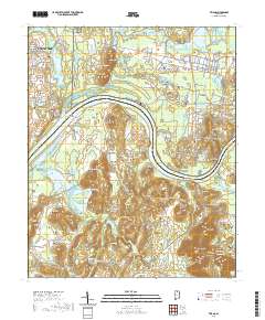 USGS US Topo 7.5-minute map for Triana AL 2020 – American Map Store