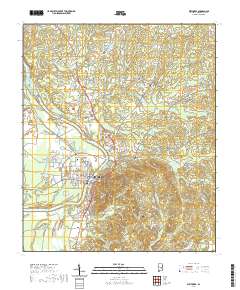USGS US Topo 7.5-minute map for Wetumpka AL 2020 – American Map Store