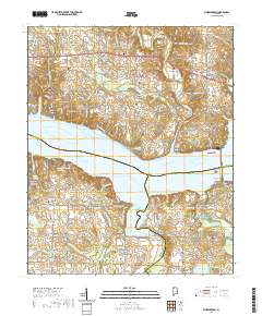USGS US Topo 7.5-minute map for Wheeler Dam AL 2020 – American Map Store