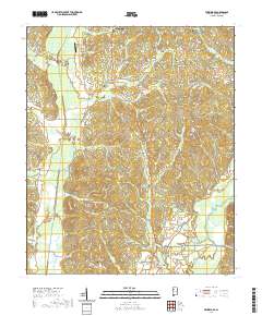 USGS US Topo 7.5-minute map for Winfield SE AL 2020 – American Map Store