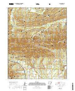 USGS US Topo 7.5-minute map for Acorn AR 2020 – American Map Store