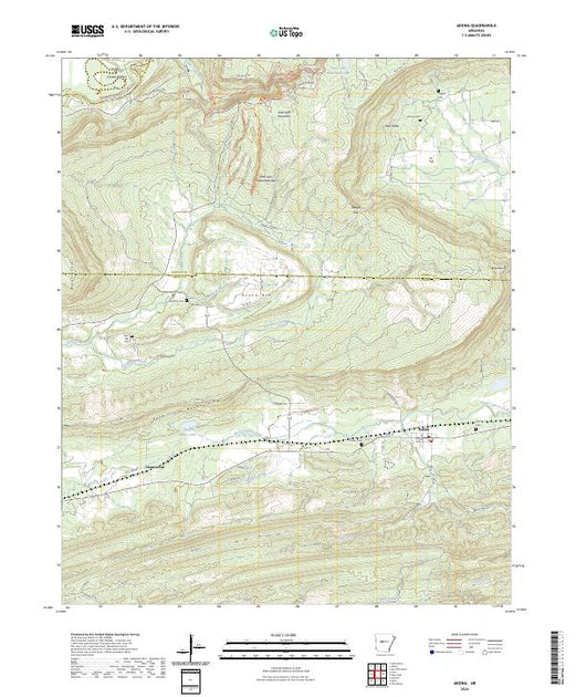 Arkansas USGS Topographic Maps – American Map Store