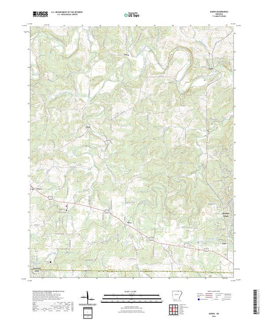 Arkansas USGS Topographic Maps – American Map Store