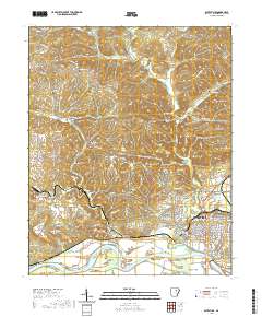 USGS US Topo 7.5-minute map for Batesville AR 2020 – American Map Store