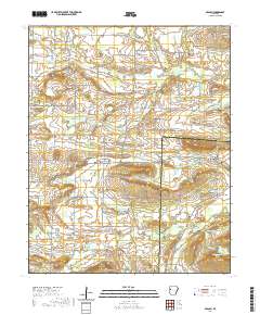 USGS US Topo 7.5-minute map for Branch AR 2020 – American Map Store