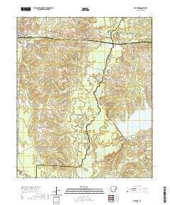 USGS US Topo 7.5-minute map for Buckner AR 2020 – American Map Store